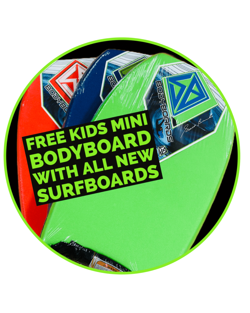 7ft Hot Surf 69 Soft Beginners Surfboard Inc Leash Wax Fins - Piran Surf