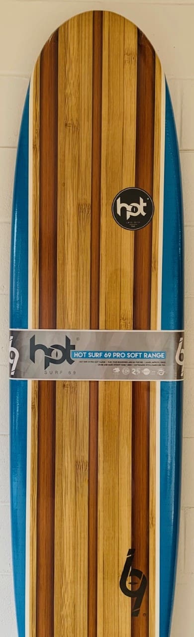 9″0 ft Hot Surf 69 Soft Longboard Beginners Surfboard Hot Log Package ...