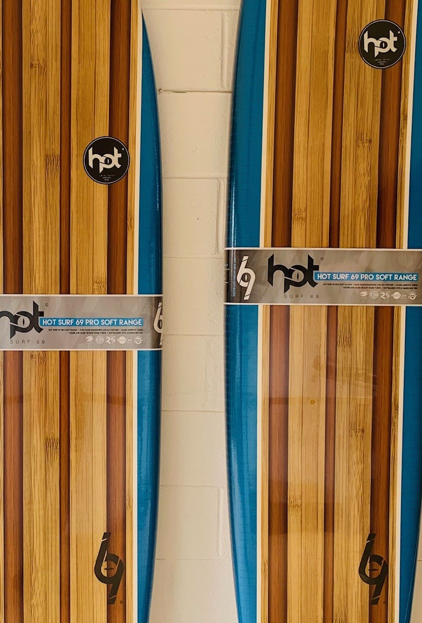 9″0 ft Hot Surf 69 Soft Longboard Beginners Surfboard Hot Log Package ...