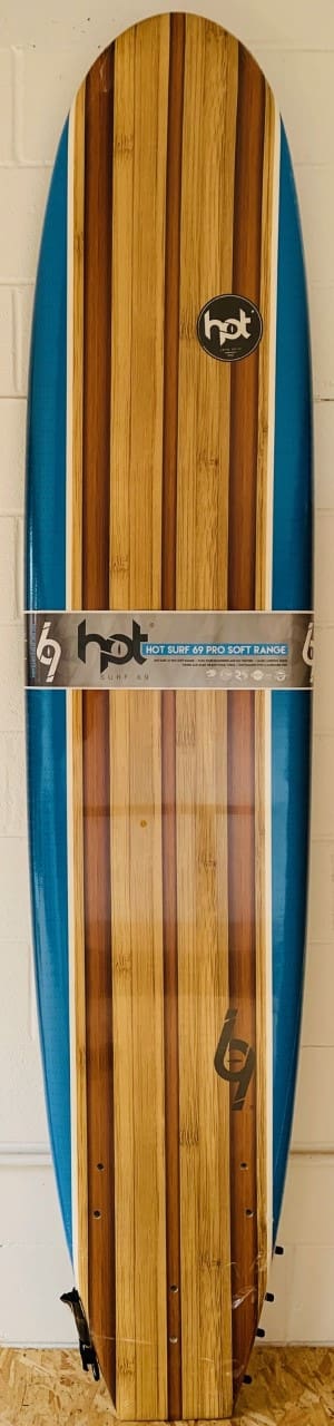 9″0 ft Hot Surf 69 Soft Longboard Beginners Surfboard Hot Log Package ...