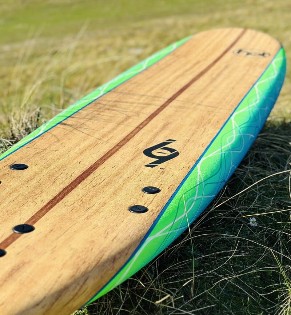 7ft Hot Surf 69 Soft Beginners Surfboard Inc Leash Wax Fins - Piran Surf