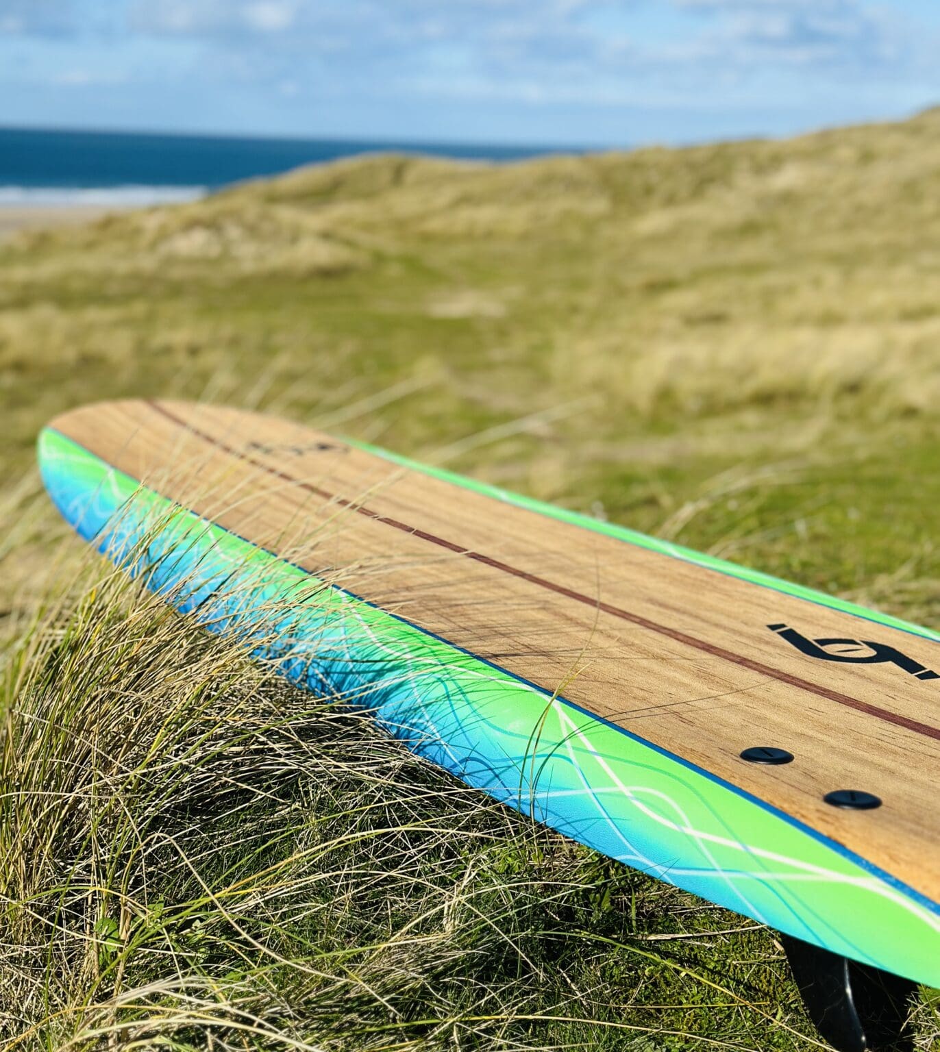 7ft Hot Surf 69 Soft Beginners Surfboard Inc Leash Wax Fins - Piran Surf