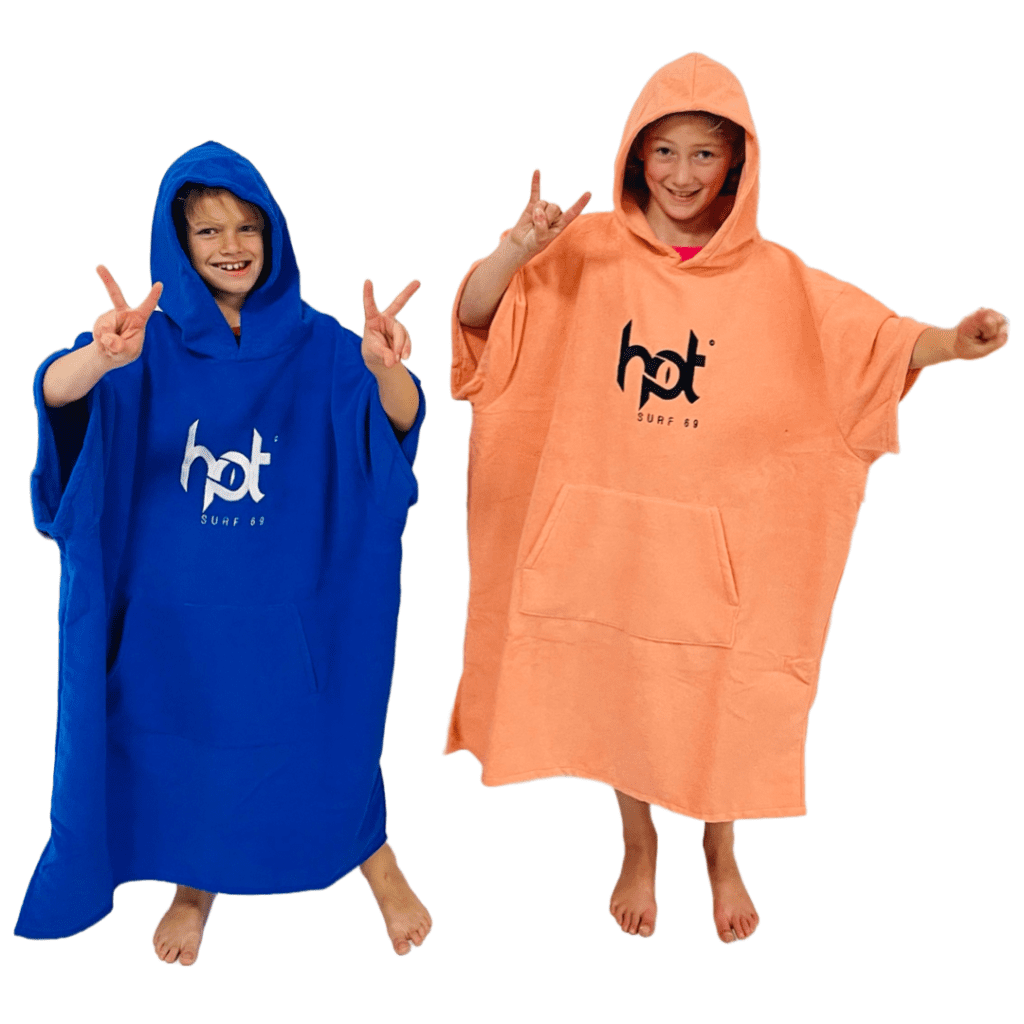 Hot Surf 69 Kids Changing Robes Hooded Kids Robes Towel Robes - Piran Surf