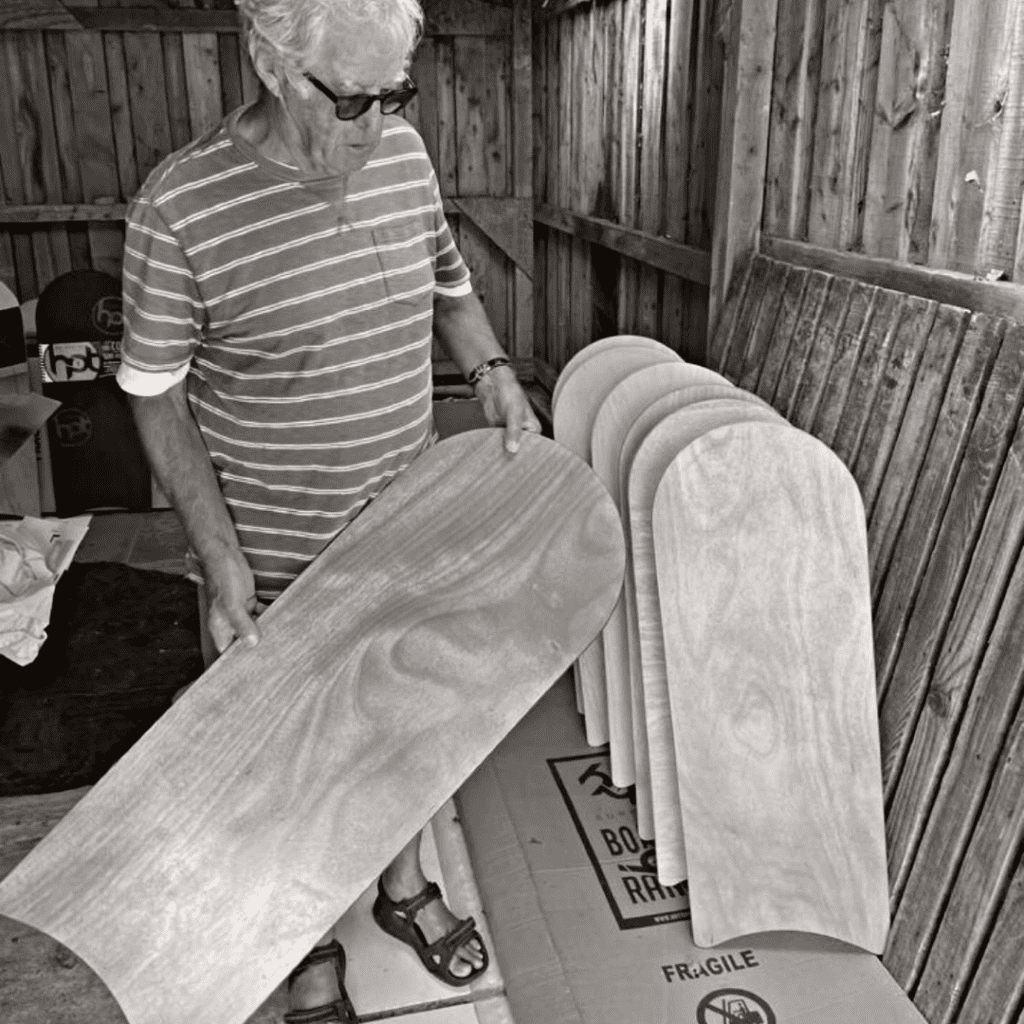 Wood Bellyboard Surf Rider Hand Made Bodyboard Paint your own - Piran Surf